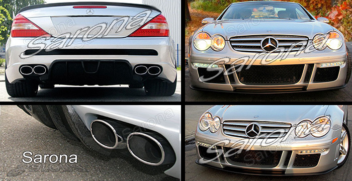 Custom Mercedes SL 2004 Body Kit - Sarona