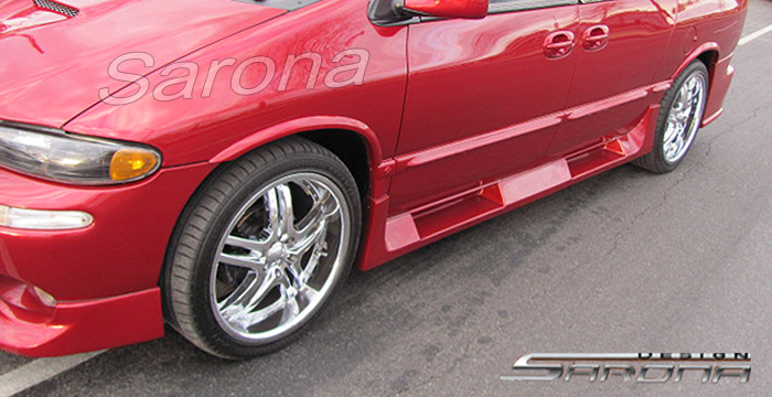 Custom Dodge Caravan Side Skirts - Sarona