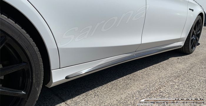 Custom Mercedes S Class All Side Skirts - Sarona