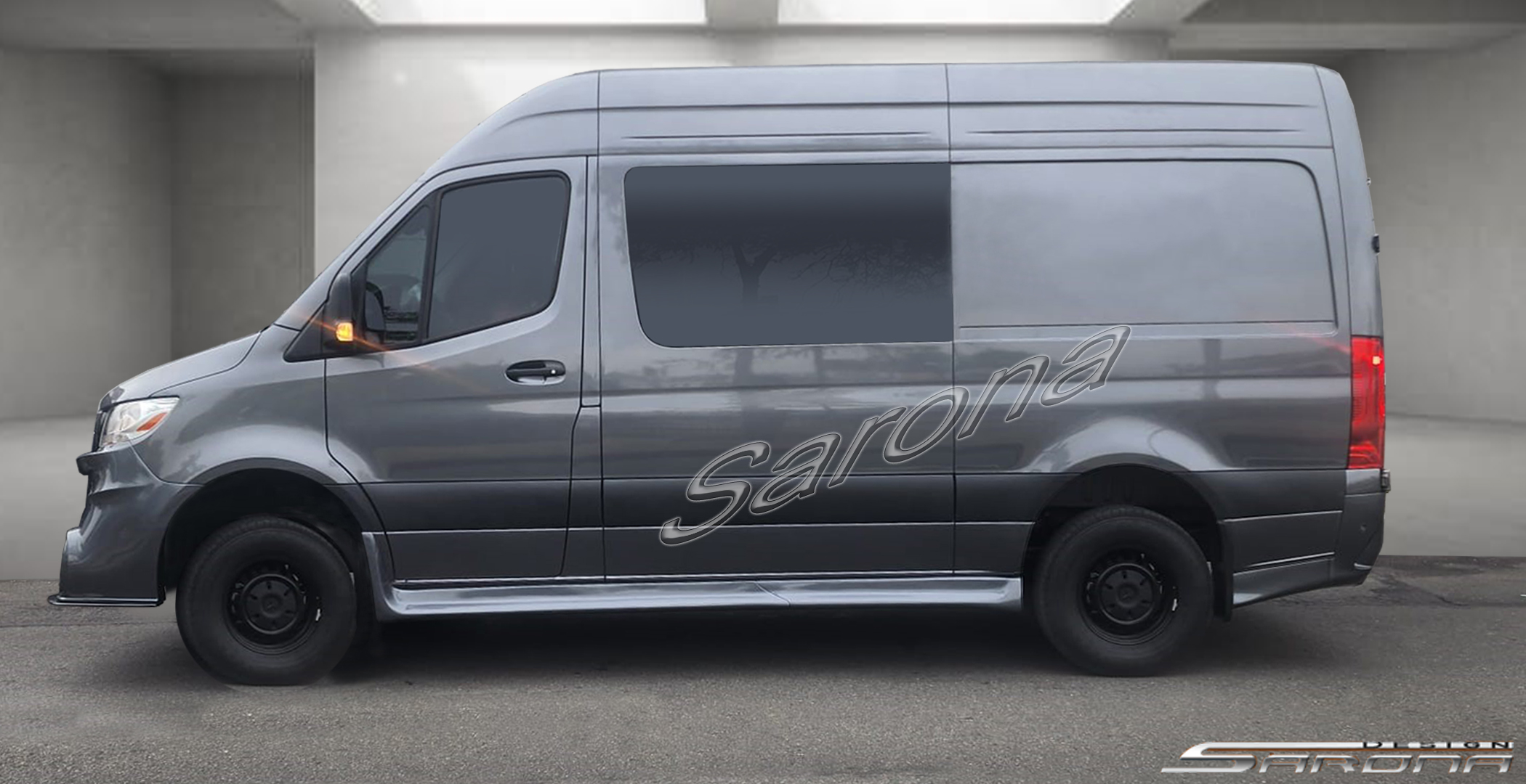 Custom Mercedes Sprinter 2021 Side Skirts - Sarona