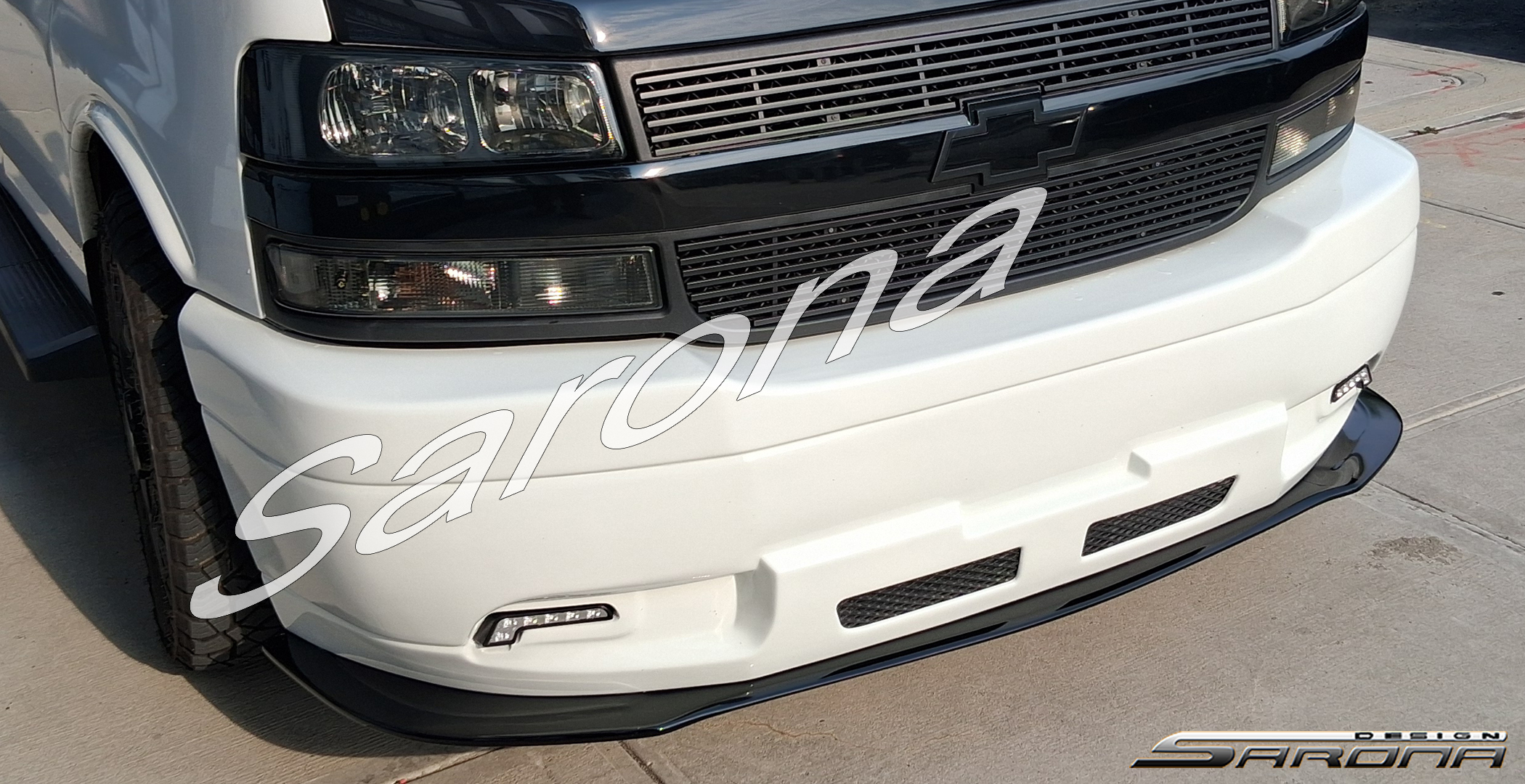 Custom Chevy Express Van All Front Lip/Splitter - Sarona